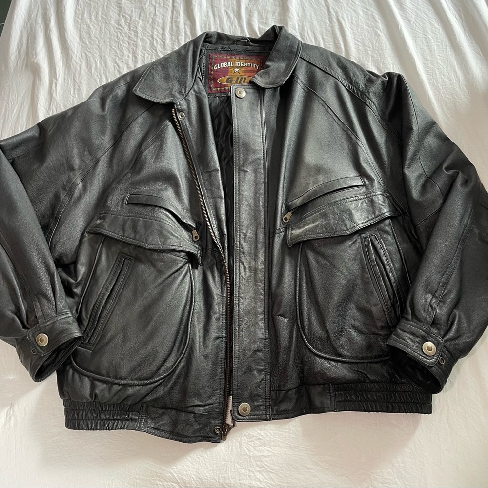 Global Identity Vintage Leather Jacket - Gem